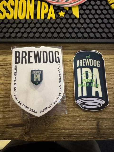 BREWDOG IPA PIN Badge And Matching Sticker £24.04 - PicClick UK