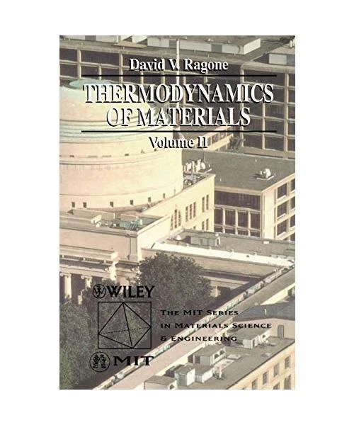 THERMODYNAMICS OF MATERIALS, David Ragone, Ragone EUR 85,52 - PicClick FR