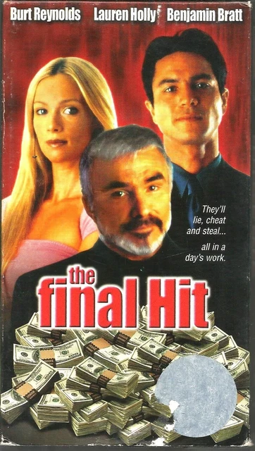 THE FINAL HIT VHS 2002 Burt Reynolds Lauren Holly Benjamin Bratt Comedy ...
