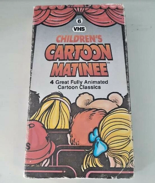 VINTAGE KIDS KLASSICS Children's Cartoon Matinee Vol 6 VHS Betty Boop ...