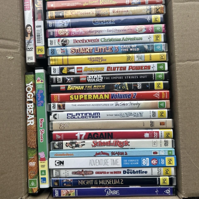 34 KIDS DVDS Kids Children Movies Bundle Bulk Lot -PRE OWNED #1221 $67. ...