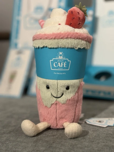 JELLYCAT SHANGHAI EXCLUSIVE 2025, Berrity Latte (Strawberry Matcha ...