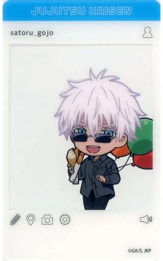 CHARACTER CARD SATORU Gojo Mini Jujutsu Kaisen Yomiuriland Snsclear ...