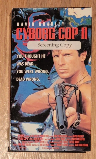 CYBORG COP 2 VHS Screener Astral Video 1994 $21.84 - PicClick