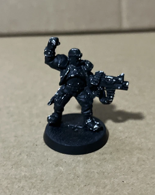 METAL CLASSIC CATACHAN Lieutenant Commander Imperial Guard Warhammer ...