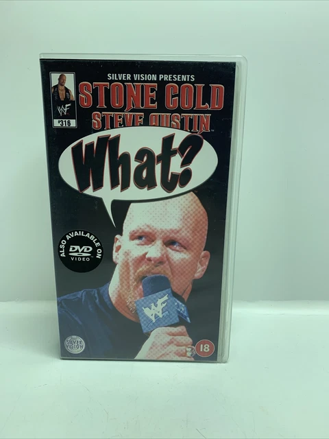 WWF WWE WRESTLING VHS Video Stone Cold Steve Austin What? * £6.50 ...