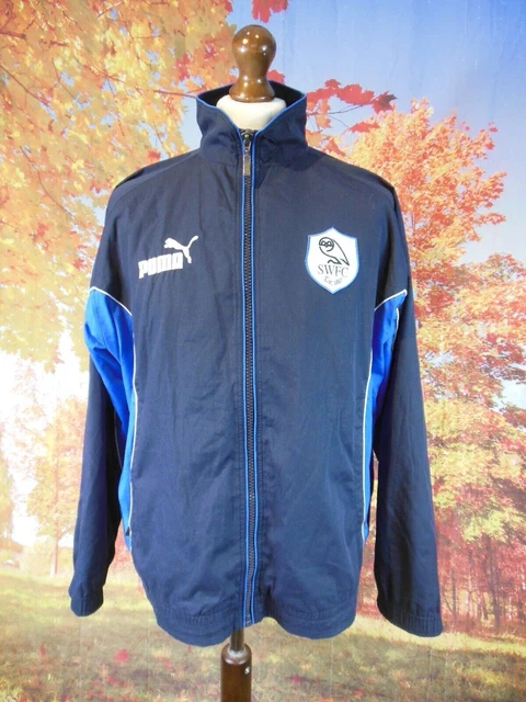SHEFFIELD WEDNESDAY 1990S Jacket M Football Club blue Puma UK men's ...