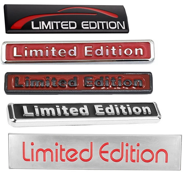 3D LIMITED EDITION Logo Emblem Badge Metal Sticker Decal Car ...