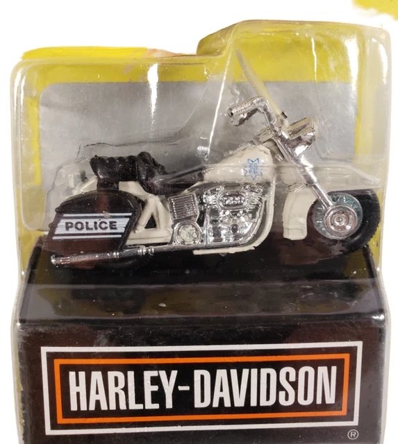 HARLEY DAVIDSON MATCHBOX Police Electraglide NOS Unopened 1992 A3 SP ...