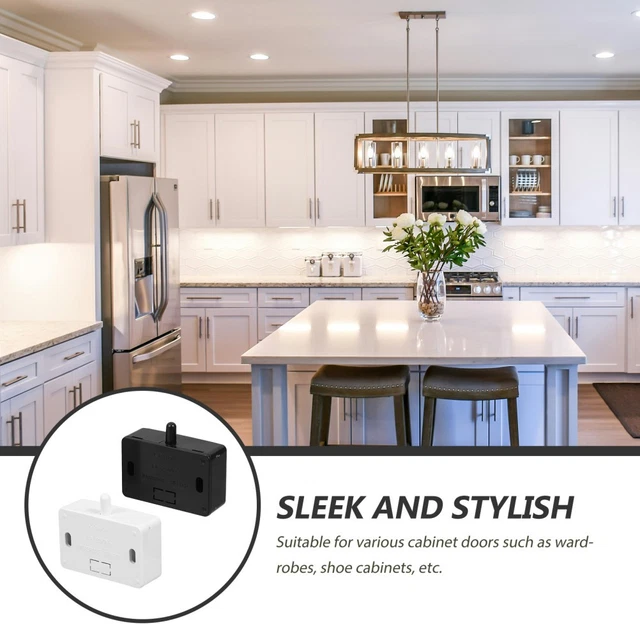 2 PCS MECHANICAL Wardrobe Cabinet Door Switch Touch Switch for LED ...