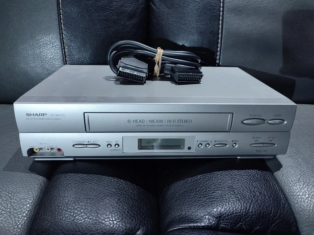 SHARP VC-MH705 VCR VHS Tape Video Cassette Player Recorder 6 Head NICAM ...