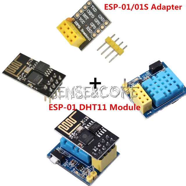 ESP8266 DHT11 TEMPERATURE Humidity WiFi Wireless Module Pin ESP-01/01S ...