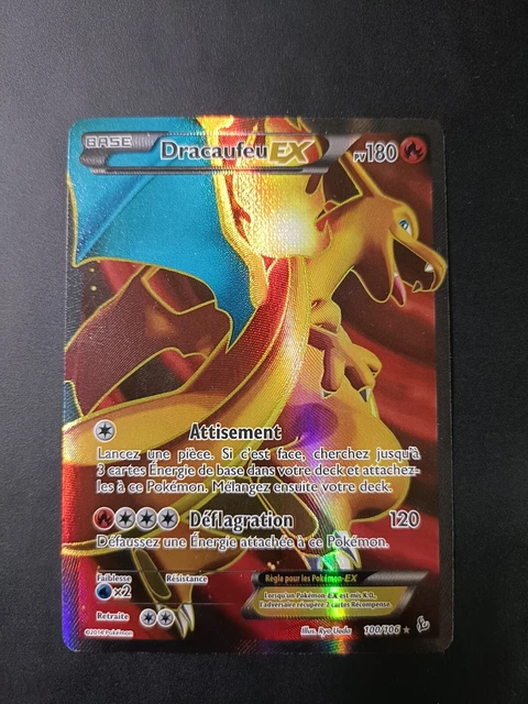 CARTE POKÉMON DRACAUFEU Ex FA 100/106 FR EUR 50,00 - PicClick FR