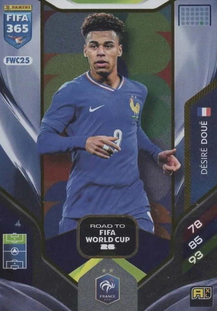 PANINI 365 2026 FWC25 Road to FIFA World Cup Désiré Doué Frankreich EUR ...