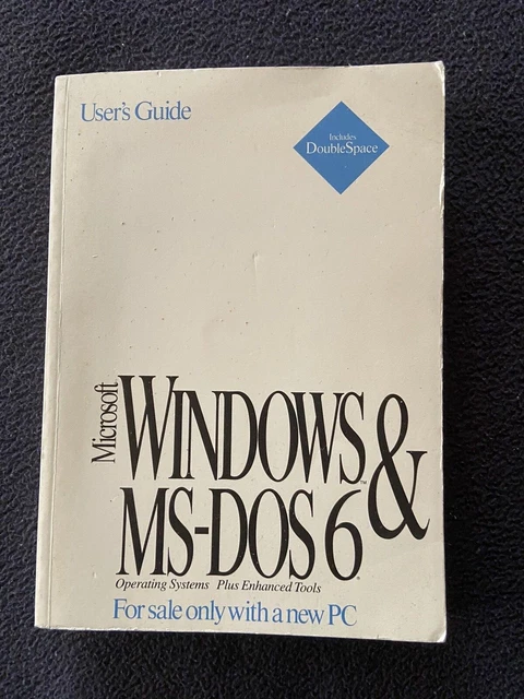 MICROSOFT WINDOWS & Ms-Dos 6 - Users Guide £4.50 - PicClick UK