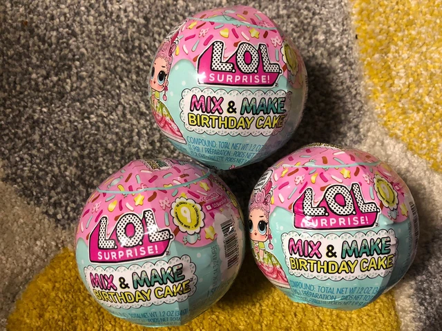 LOL SURPRISE - Mix & Make Birthday Cake Bundle X3 £25.63 - PicClick UK