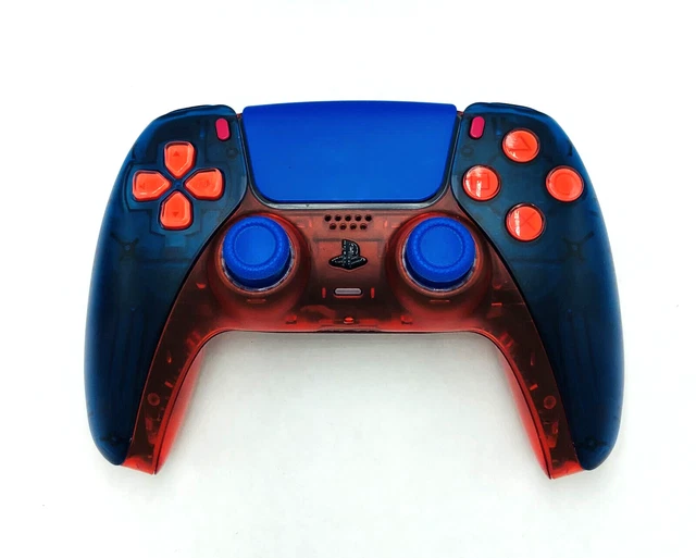 CUSTOM SONY DUALSENSE Wireless Controller PlayStation PS5 - Clear Blue ...