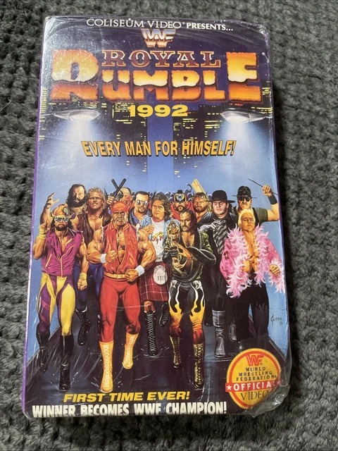 ***RARE*** WWF ROYAL Rumble 1992 VHS Coliseum Video Wrestling Tape ...