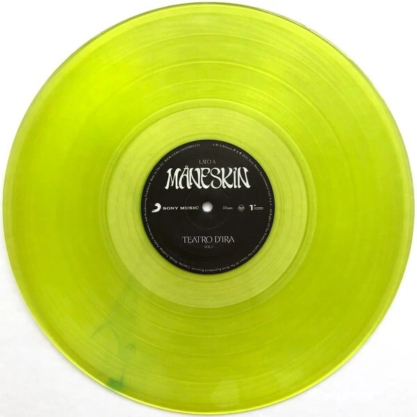 MANESKIN ULTRA RARE Lp 33 Tours Vinyle Couleur Jaune Citron Lemon Translucide P EUR 149,90 ...