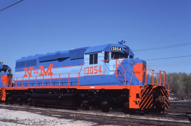 H: ORIG SLIDE NdeM Ferrocarriles Nacionales de México SD40-2 #13054 in ...