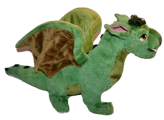 WALT DISNEY PARKS Pete's Dragon Elliot Dark Green Winged Plush 20" HTF ...