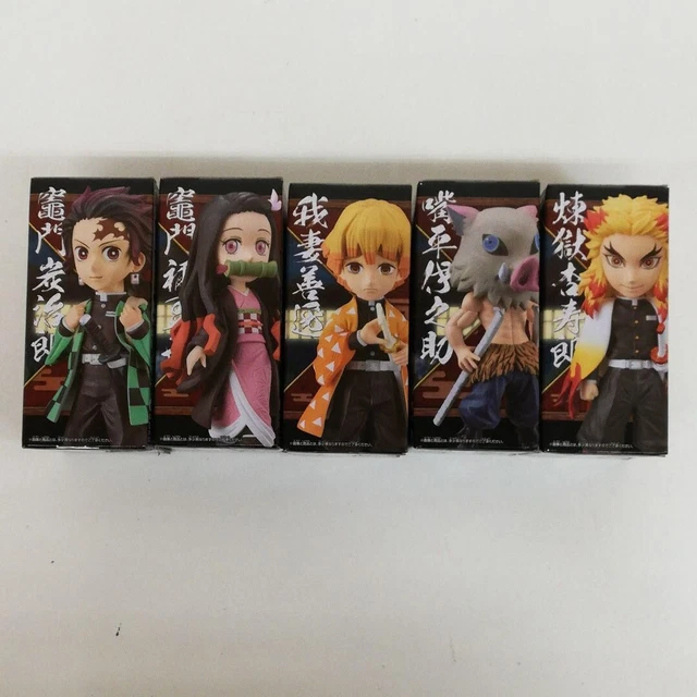 DEMON SLAYER WORLD Collectable Tanjiro Nezuko Zenitsu Rengoku Inosuke ...