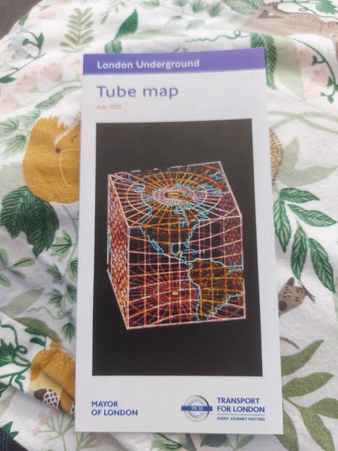 TFL/LONDON UNDERGROUND TUBE Map July 2025 edition. very latest. £1.70 ...