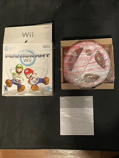 NINTENDO WII Mario Kart Wheel Accessory for WiiMote Official Boxed ...