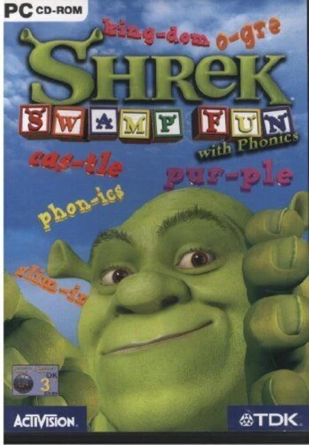 SHREK SWAMP FUN with Phonics Video Games PC £9.09 - PicClick UK
