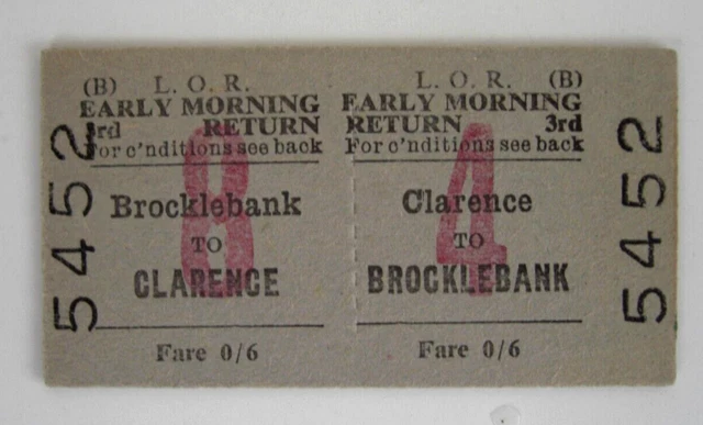 LIVERPOOL OVERHEAD RAILWAY LOR Early Morning Return Brocklebank To ...