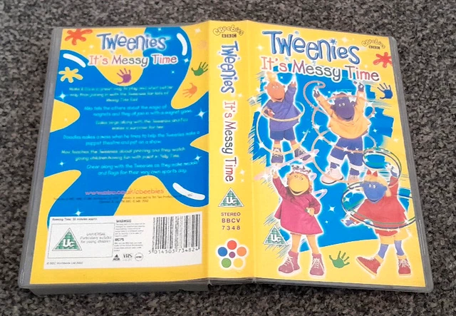 TWEENIES IT'S MESSY Time Cbeebies Bbc Video Milo Pal Vhs Video Kids ...
