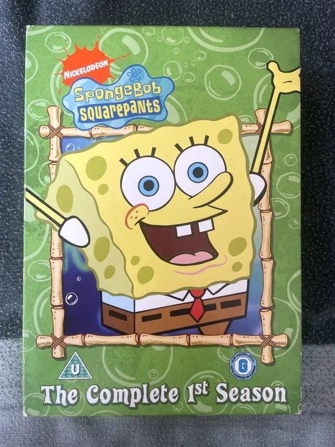 SPONGEBOB SQUAREPANTS COMPLETE First Season 1 Series DVD Box Set REGION ...