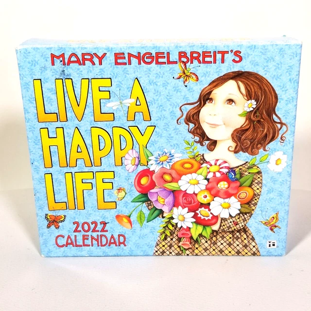 CALENDRIER QUOTIDIEN 2022 de Mary Engelbreit : Live a Happy Life ...