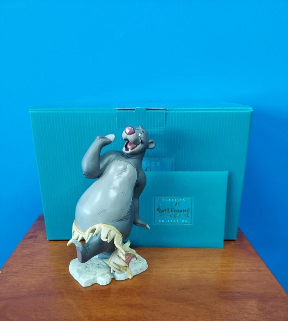WALT DISNEY CLASSICS WDCC The Jungle Book Hula Baloo W/COA & Box NICE ...