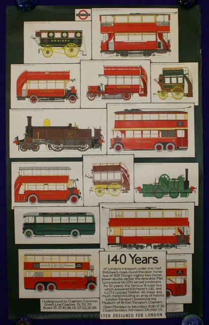 LONDON UNDERGROUND MUSEUM Of British Transport Bus William Fenton ...