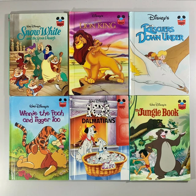 WALT DISNEY WONDERFUL World of Reading Book Bundle x 6 inc Jungle Book ...