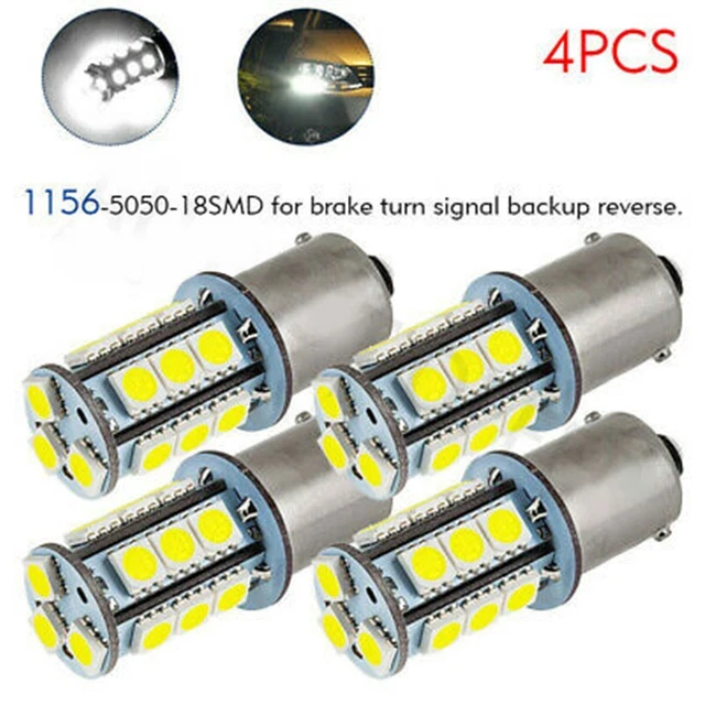 LONG LASTING 1156 BA15S LED Light Bulb for Car Brake Reverse Turn Stop ...