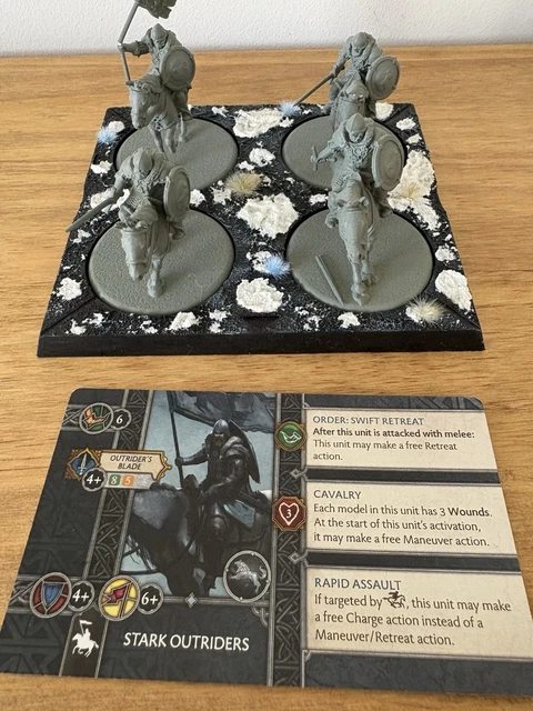 A SONG OF Ice And Fire - Stark Outriders Expansion Pack Miniatures Game ...