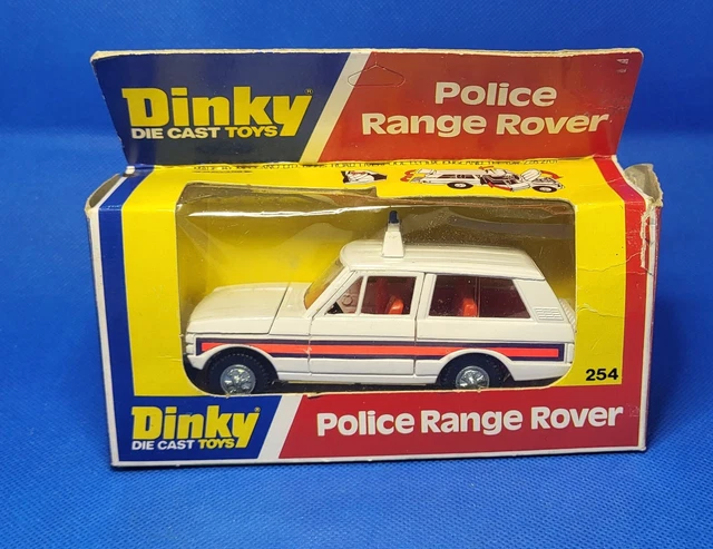 DINKY TOYS POLICE Range Rover Motorway Patrol Model 254 Original Model ...