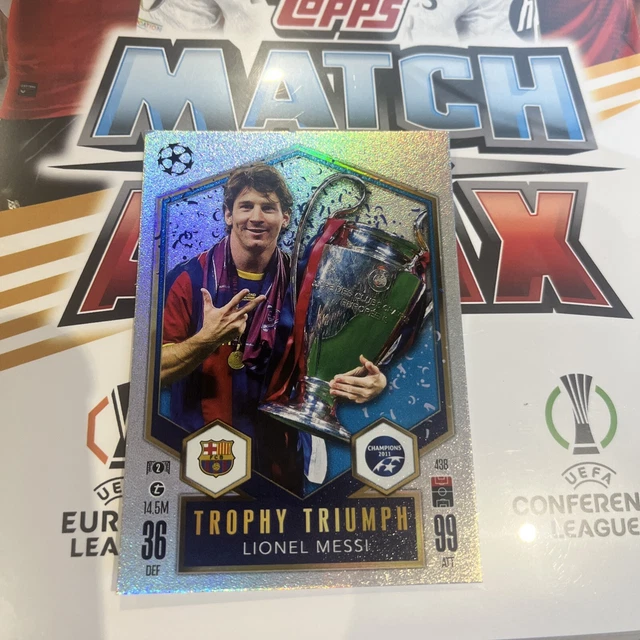TROPHY TRIUMPH LIONEL Messi Match Attax 2024/2025 Barcelona 24/25 # 438 ...