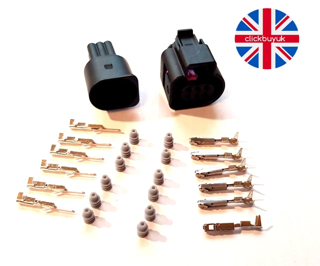 6 PIN MALE Female Oxygen Sensor Ignition Plug Connector For Bosch VW ...