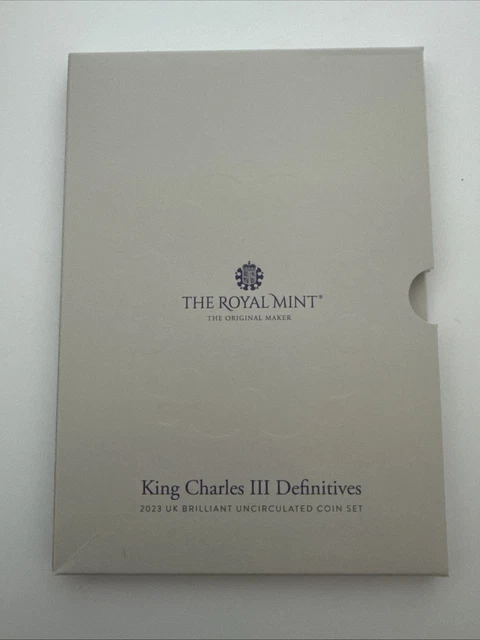 KING CHARLES III Definitives 2023 Bunc UK Coin Set Royal Mint Privy ...