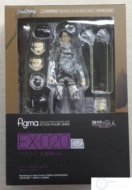 [NON OUVERT DANS la BOÎTE] figma EX-020 Attack on Titan Levi Cleaning ...