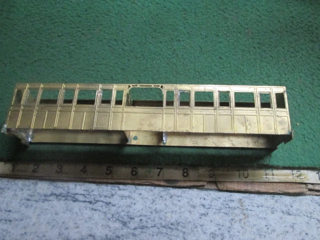 KIT BUILT BRASS Coach Body Shell (O-Gauge Narrow Gauge) Lot J21 £9.99 ...