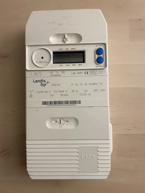 THREE-PHASE ELECTRIC METER types Edf/erdf Landis et Gir $27.32 - PicClick