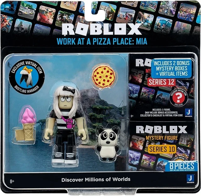 FIGURINE ARTICULÉE ROBLOX WORK PIZZA PLACE MIA Series 10 12 Mystery Box ...
