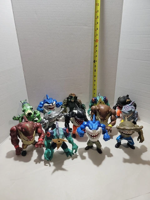 1994/95-MATTEL-STREET WISE DESIGNS-STREET Shark-6" Figurine-Lot De 13 ...