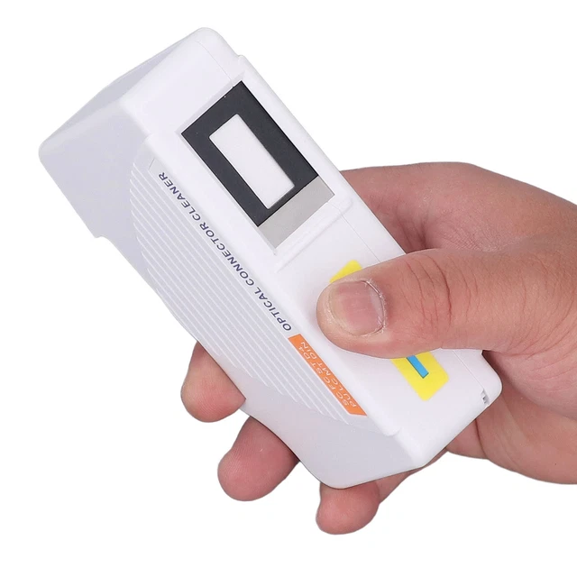 OPTIC FIBER CONNECTOR Cleaner Optical Cleaning Box Tool For SC LC FC ...