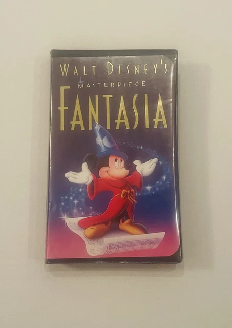 VINTAGE 1991 WALT Disney's Masterpiece Fantasia (VHS, tape #1132) $14. ...