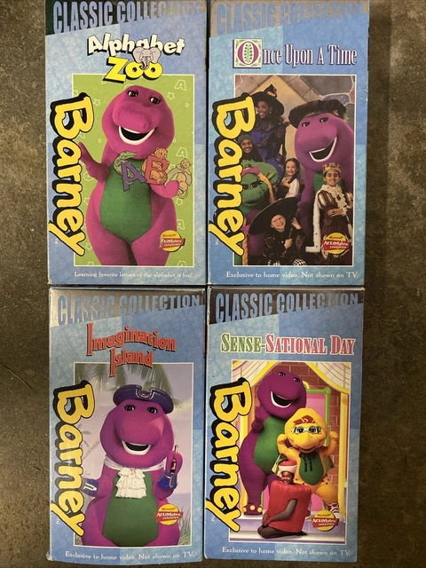 BARNEY FUN-TASTIC VALUE Pack VHS lot de 4 vidéos Alphabet Zoo ...